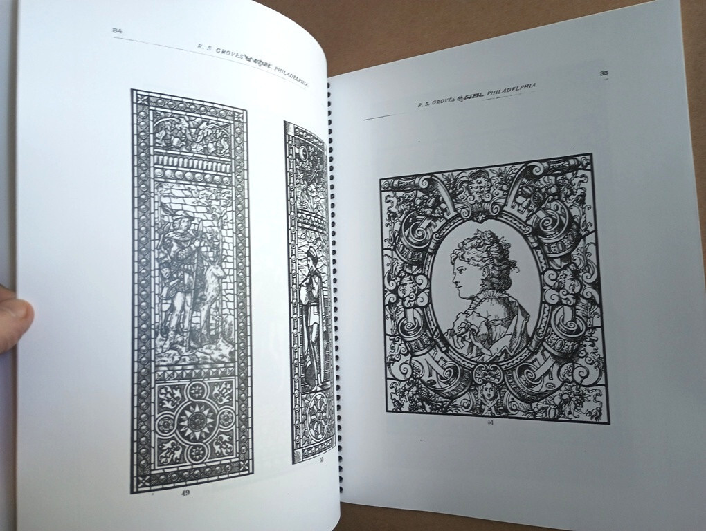 Groves Steil (1888) CATALOG Art Stained Glass Window Figures Ornamental ...