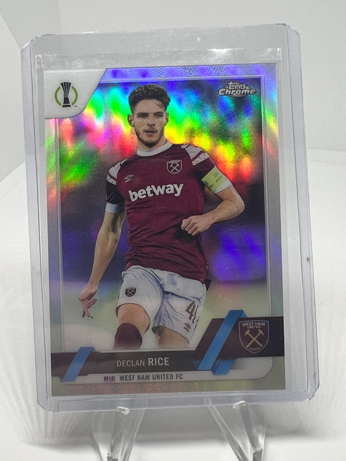 2022-23 Topps Chrome UEFA UCC Refractor #41 Declan Rice - Westham ...