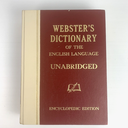 Websters Dictionary of the English Language - Encyclopedia Edition Vol ...