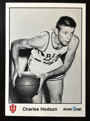1986-87 Bank One Indiana Hoosiers Greats, Charles Hodson Basketball ...
