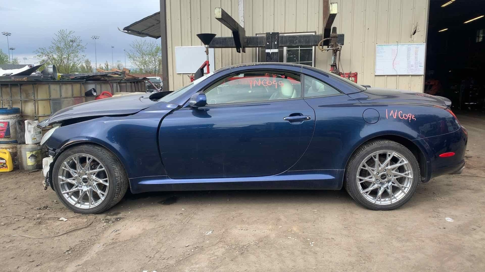 Front Drivers Lh Blue Door Paint Code=8P4 Lexus SC430 4.3L 2002-2010 ...