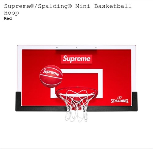 Supreme Spalding Mini Basketball Hoop | eBay