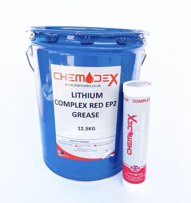 Chemodex Lithium Complex EP2 Red Grease | eBay