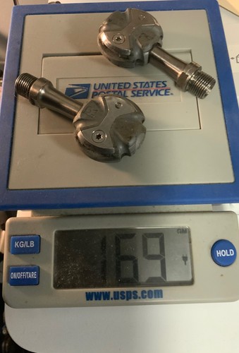 Speedplay Zero Titanium Pedals Gray Road Clipless Ti 169g Used | eBay