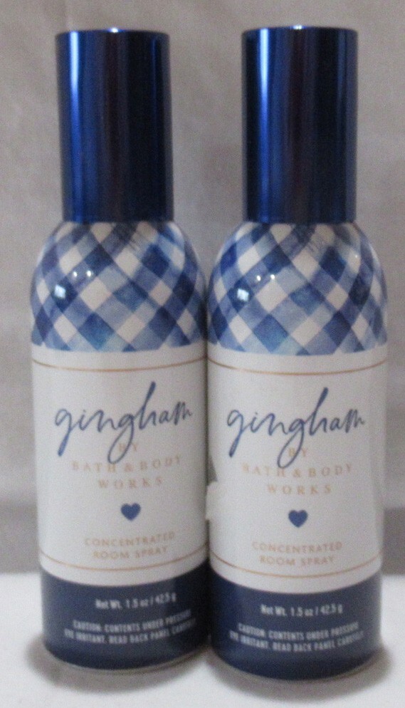GINGHAM Bath & Body Works Concentrated Room Spray Set Lot of 2 | eBay