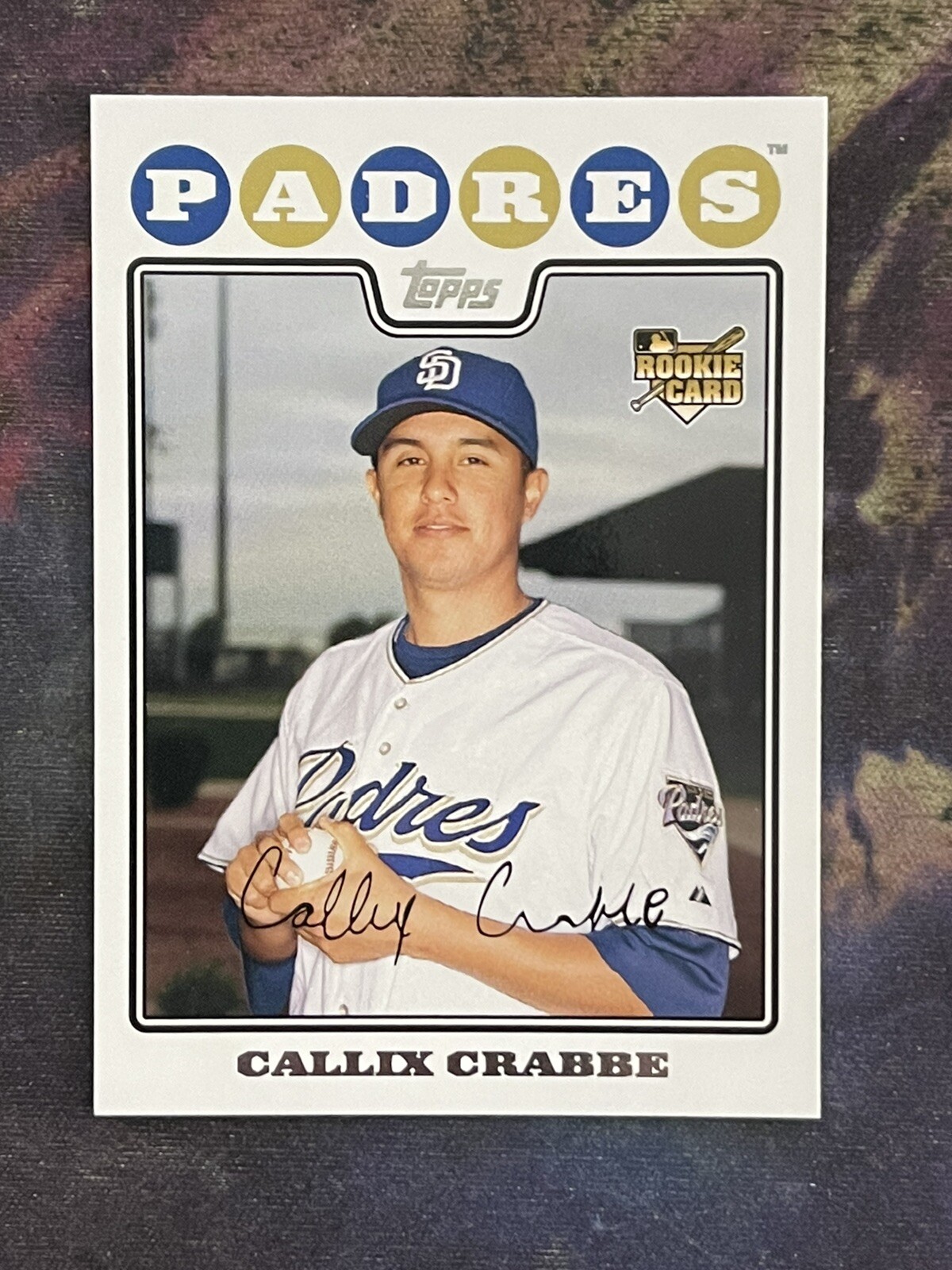TOPPS 2008 MLB CALLIX CRABBE #389 2B SAN DIEGO PADRES ROOKIE BASEBALL CARD | eBay