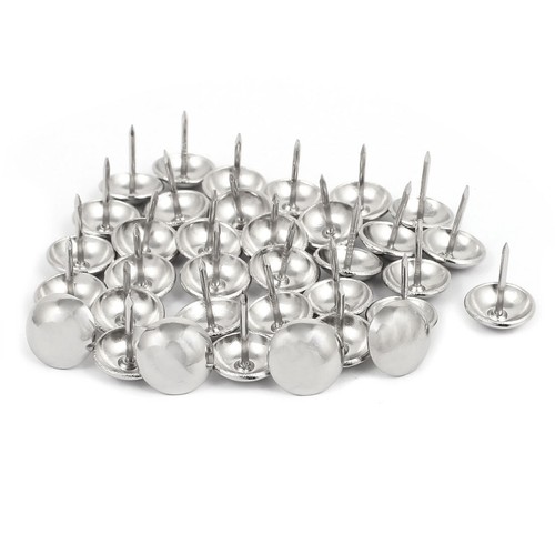 14mm Dia Stainless Steel Upholstery Nail Tack Push Pin Thumbtack 35PCS ...