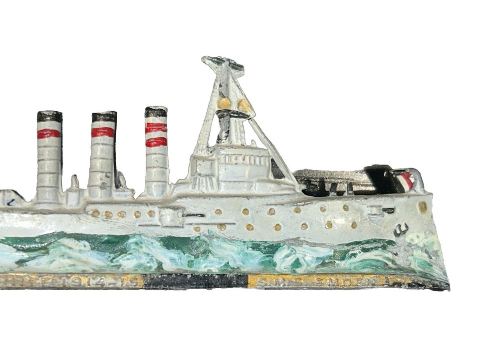 Shipwreck SMS Emden Emden HMAS Sydney 1914 Original Cast Iron Ship Bust ...