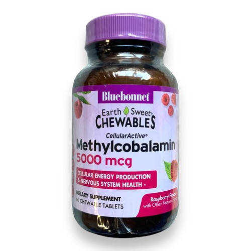Bluebonnet Earthsweet Chewables Cellular Active Methylcobalamin, Exp 04 ...