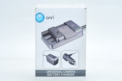 Onn Universal Digi Camera Battery Charger for Fujifilm, GoPro, JVC ...