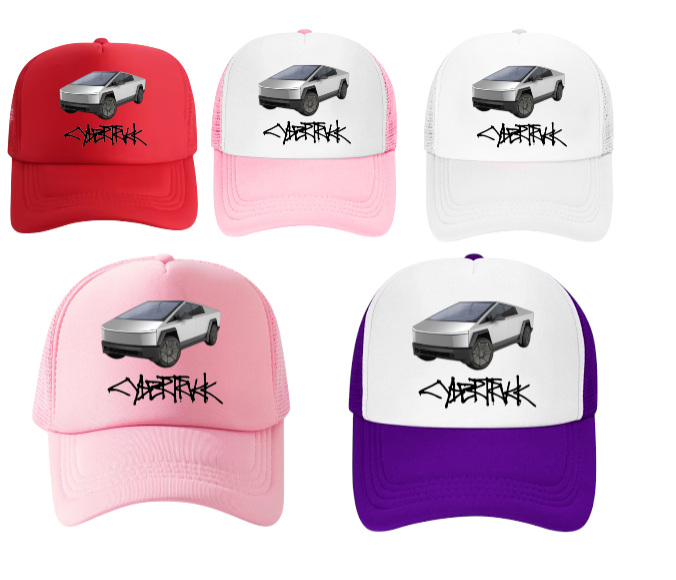 Tesla Cybertruck Hat Adjustable Snapback Trucker Hat Outdoors Hat Tesla ...