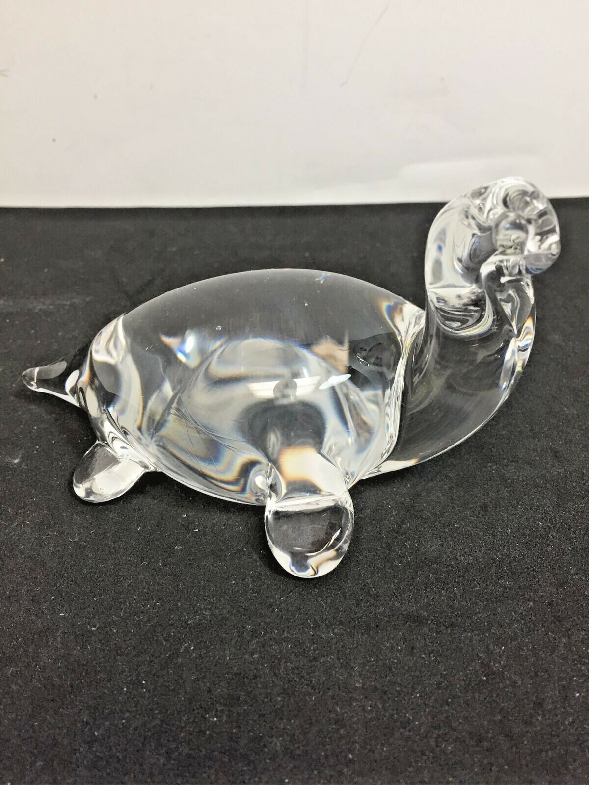 Signed Vilca Atelier Crystal Italy Art Glass NV TURTLE Figurine ...