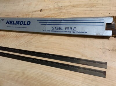 Helmold Steel Rule Die Material T1/2 S1/2 .927 30" Lot of 5 USA | eBay