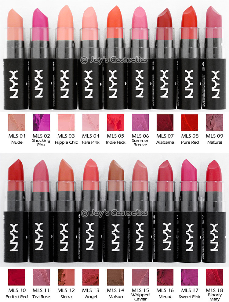 Nyx Hippie Chic Matte Lipstick NYX Professional Makeup Lippenstift,