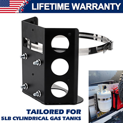 5 LB Propane Tank Holder Bracket Mounting Kit RV Truck Trailer ...