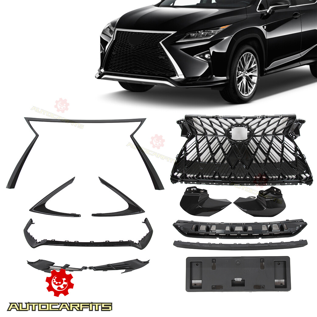 For 2016 2019 Lexus RX350 RX450H F Sport Front Grille Sport Style Full ...