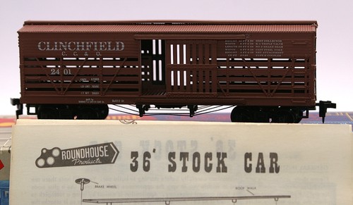 Vintage ROUNDHOUSE HO Scale "Stock Car Old Timer" Train Car for Sale ...