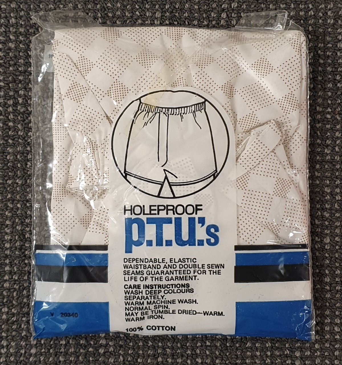 🔶️RARE VINTAGE HOLEPROOF BONDS PTUs MENS JOCKEY BOXER BRIEFS UNDERWEAR ...