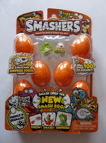 Zuru Smashers 8 Pack Series 3 Dino NEW | eBay