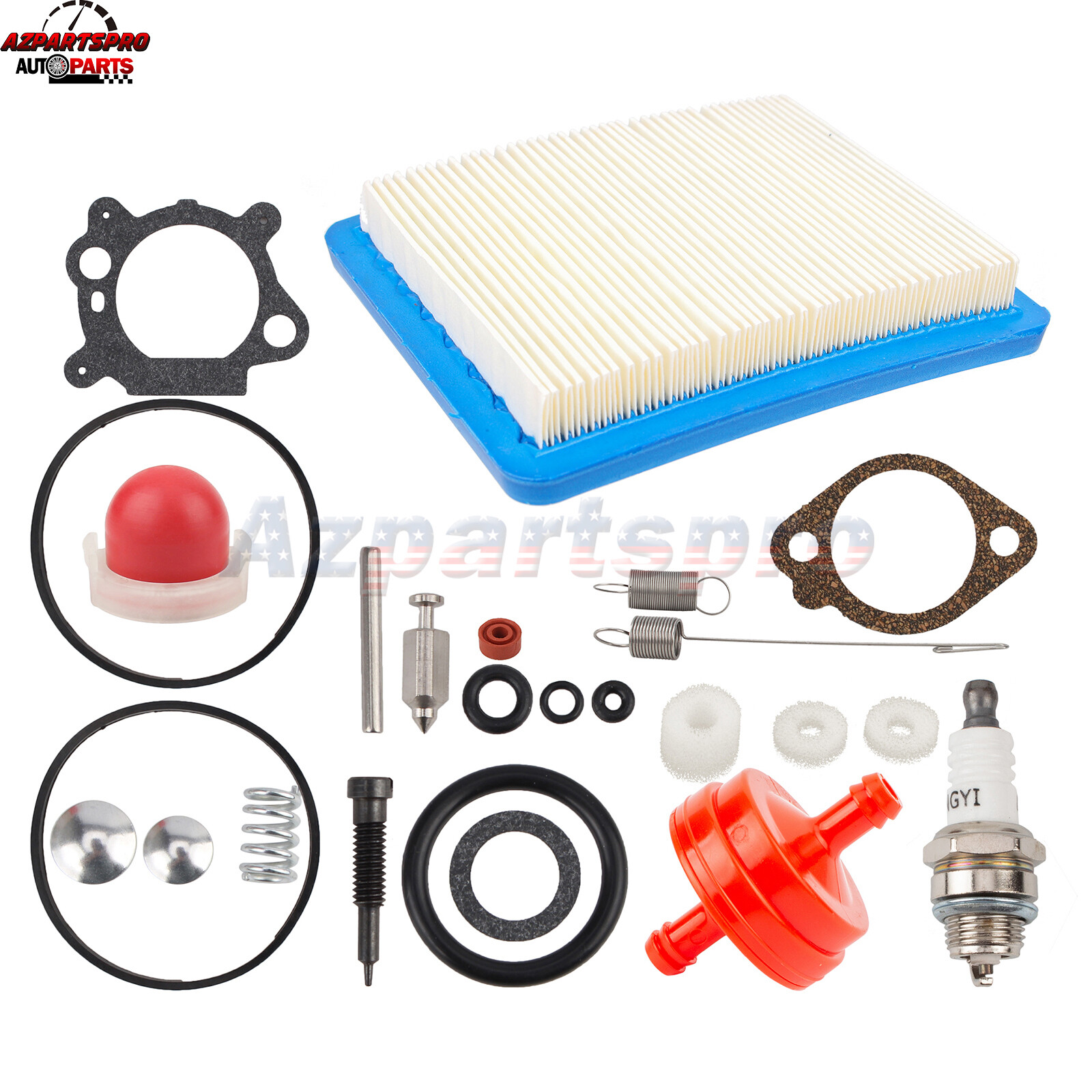 Carburetor Rebuild Repair Kit Fits most Quantum and 5hp Industrial plus ...