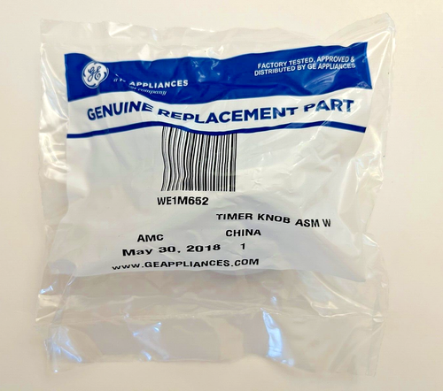 GE / GENERAL ELECTRIC OEM DRYER TIMER KNOB WE1M652 NEW IN SEALED ...