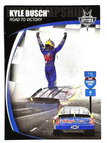 KYLE BUSCH 2006 Press Pass Optima ROAD TO VICTORY NASCAR Racing Card ...