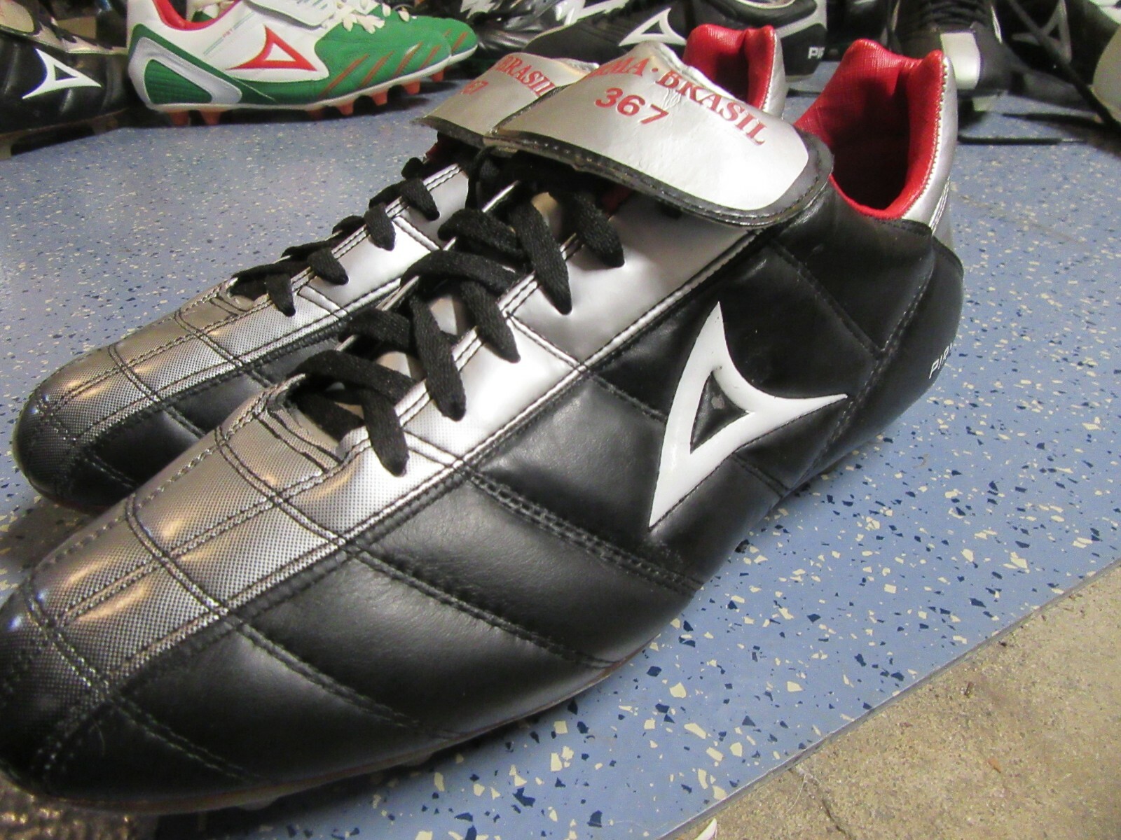 Pirma 367 Brazil red/silver Cleats | eBay