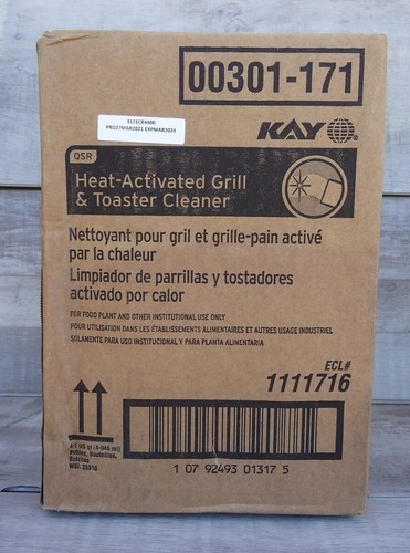 Ecolab Kay Heat-Activated Grill & Toaster Cleaner ~ Case of 4 /946m/ea ...