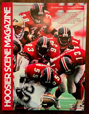 VINTAGE 1998 Indiana University Hoosiers Football Hoosier Scene ...