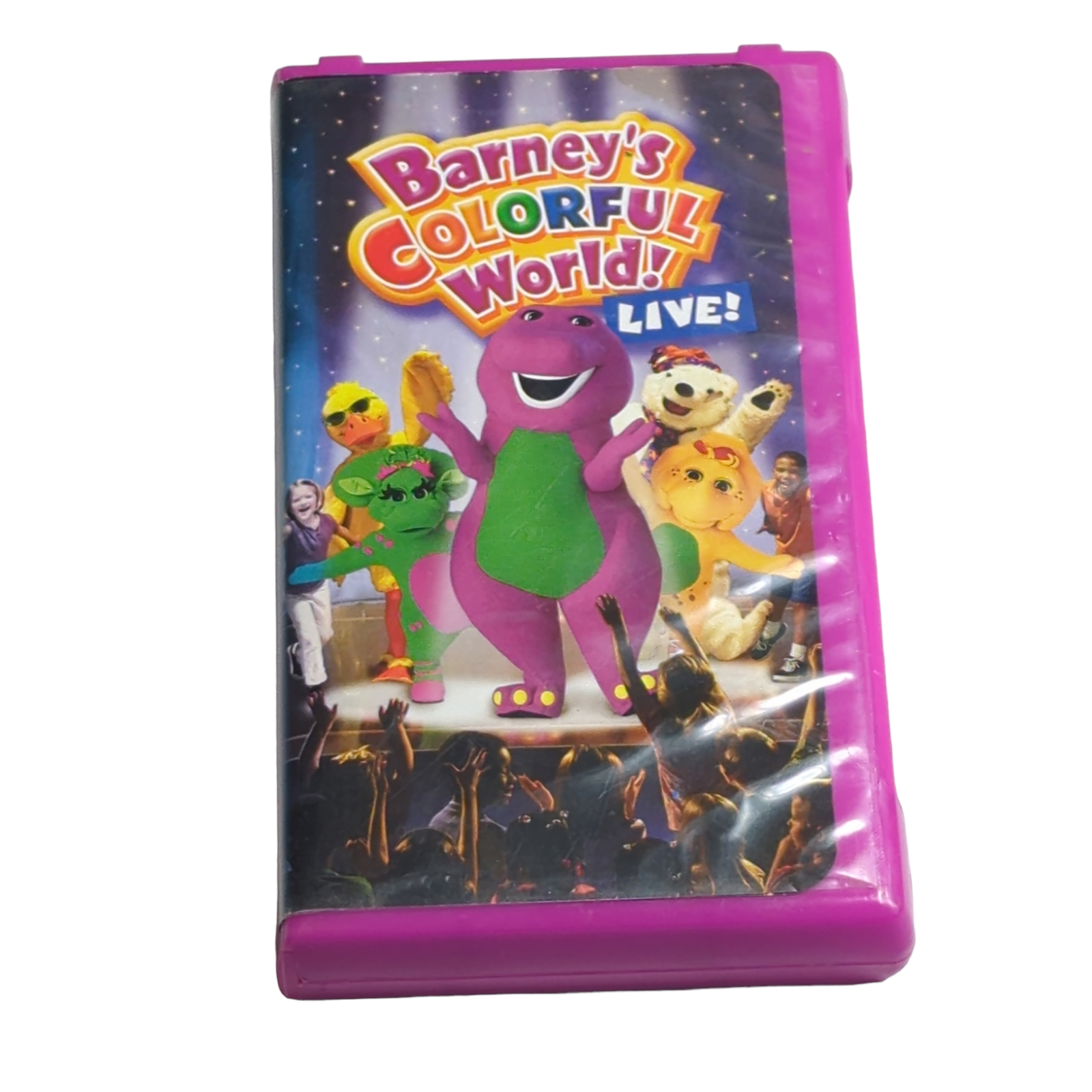 Barney's Colorful World! Live Clamshell VHS Tape In Case - RARE ...