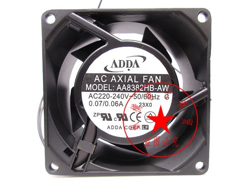 1PC ADDA AA8382HB-AW 220-240V 8038 8CM axial cooling fan # | eBay