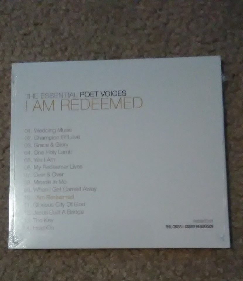 THE ESSENTIAL POET VOICES I AM REDEEMED CD 14 TRACKS DIGIPAK BRAND NEW ...