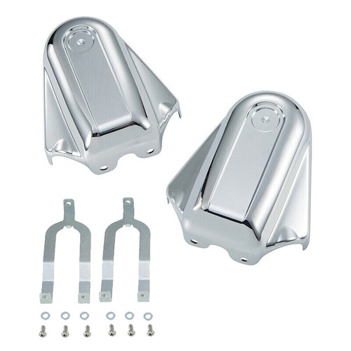 Chrome Rear Axle Covers Swingarm Cap For Harley Heritage Softail ...