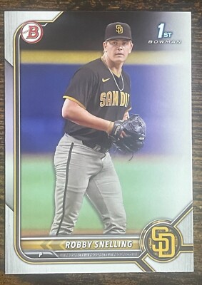 2022 BOWMAN DRAFT ROBBY SNELLING 1ST SAN DIEGO PADRES RC | eBay