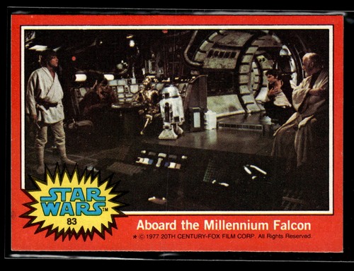 1977 Topps #68 Aboard The Millennium Falcon EX | eBay