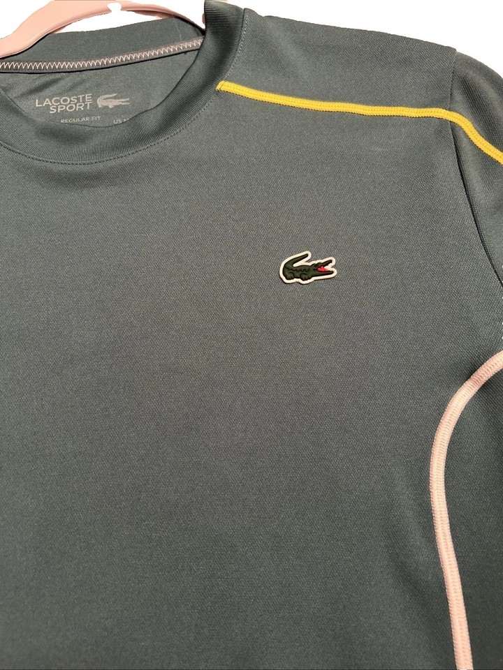 MENS LACOSTE SHORTS & SHIRT MATCHING SPORT SET PERFECT CONDITION WORN ...