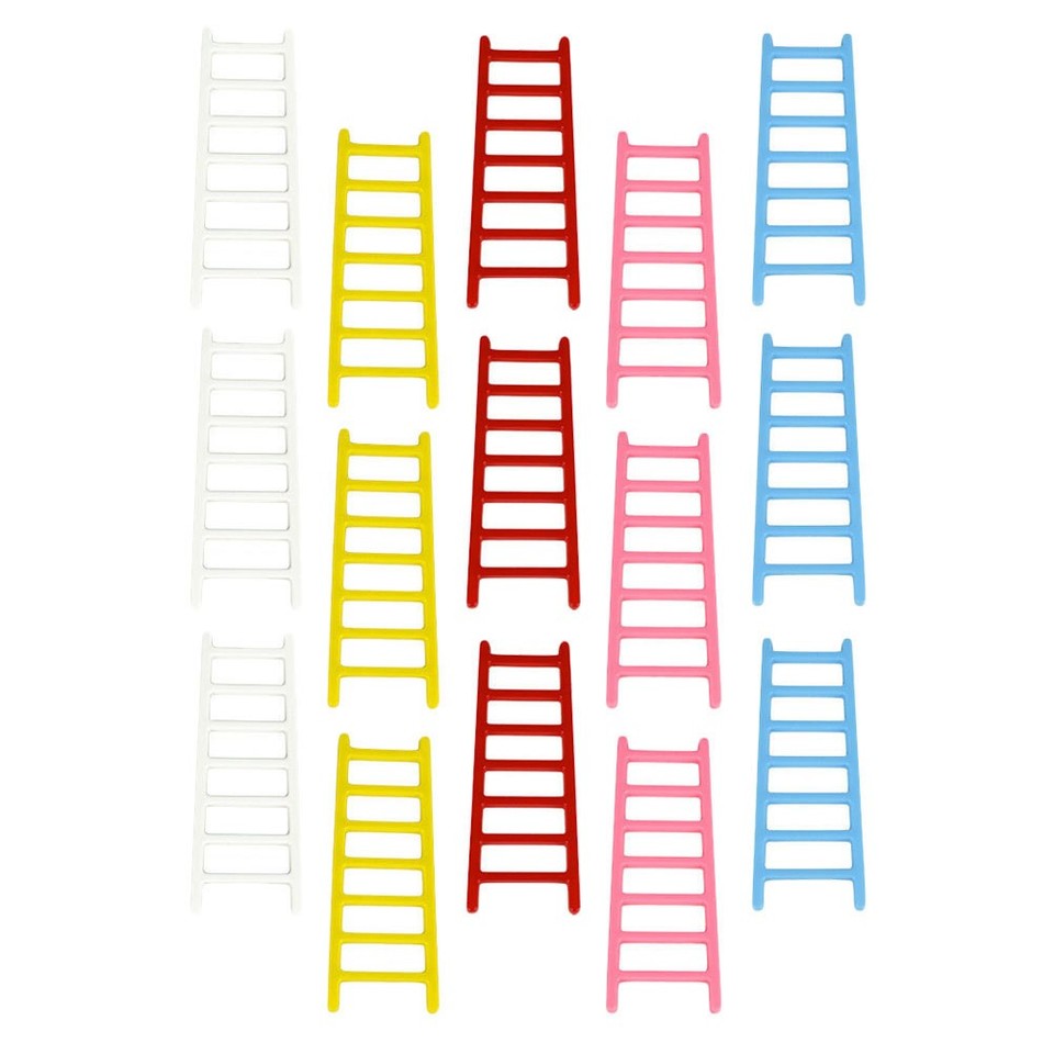 50 Pcs Plastic Ladder Decor Miniature Microlandscape Accessories Cake ...