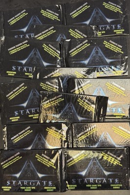 13 Sealed Packs of Stargate Trading Cards | eBay