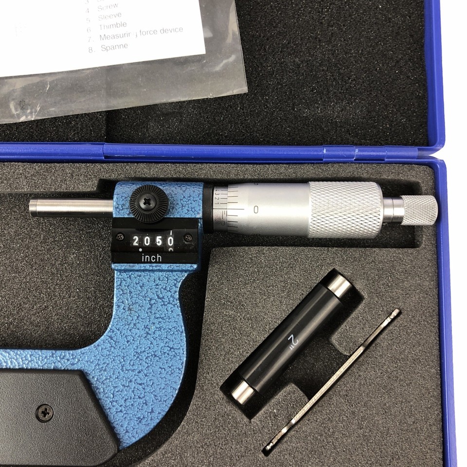 Digital Outside Micrometer Mechanical Digit Counter 2-3"/0.0001" | eBay