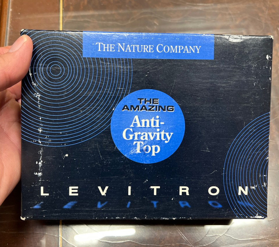 Levitron Nature Company Amazing Anti-Gravity Spinning Top Game Toy 1994 ...