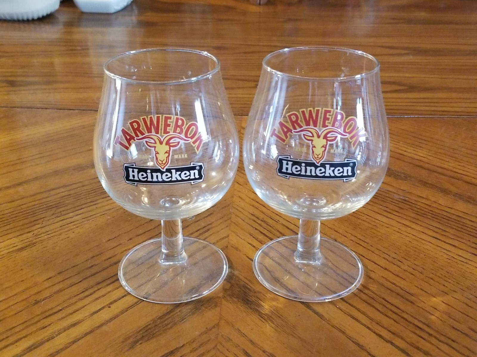 Vintage Heineken Tarwebok Stemmed Beer Glass Snifter 5 1/2" Goat | eBay