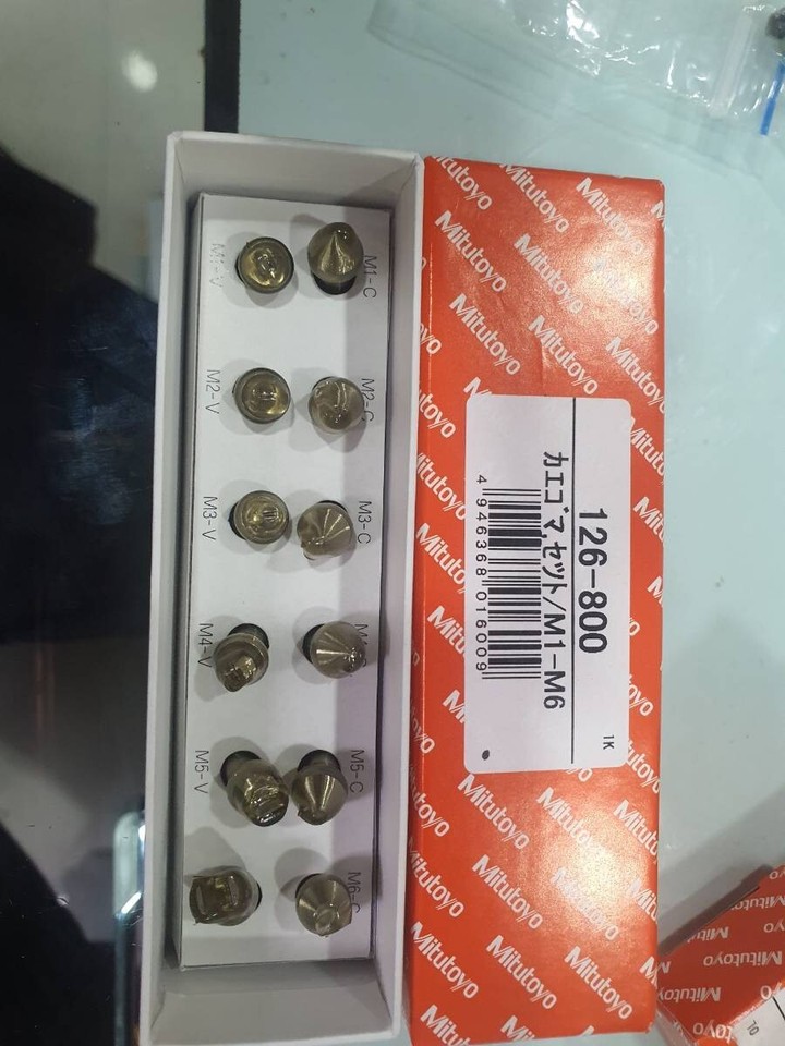 Thread Pitch Micrometer Anvil Set for Measuring Metric and Imperial ...