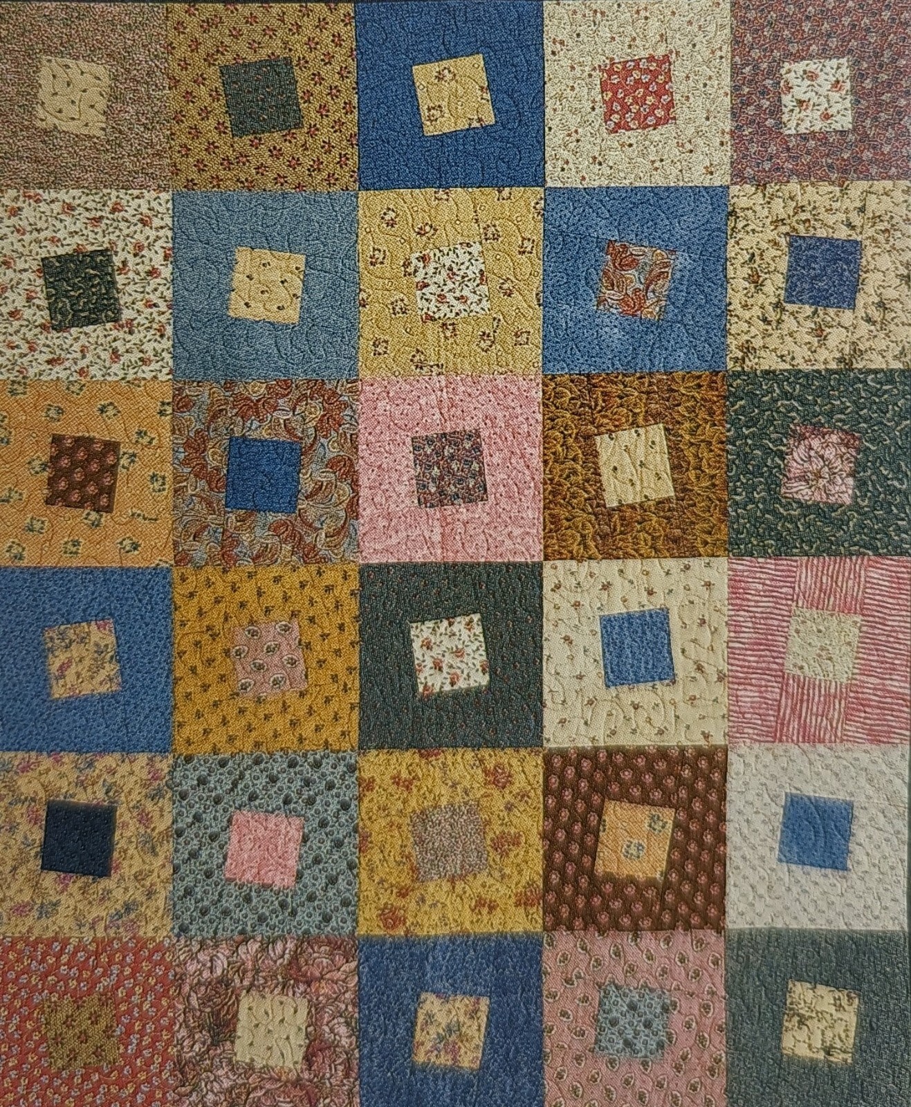 Easy Beginner Wonky squares fussy cut special 56x65 Quilt pattern ...