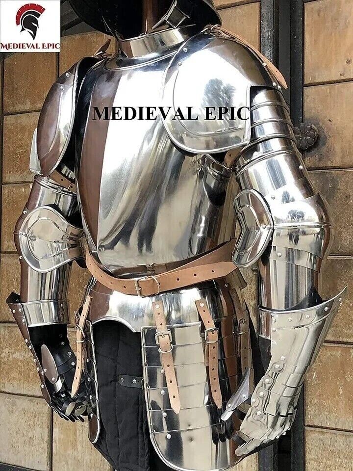 Larp Armour Medieval Armor Knight Wearable Suit Of Armor Costume With Helmet | eBay