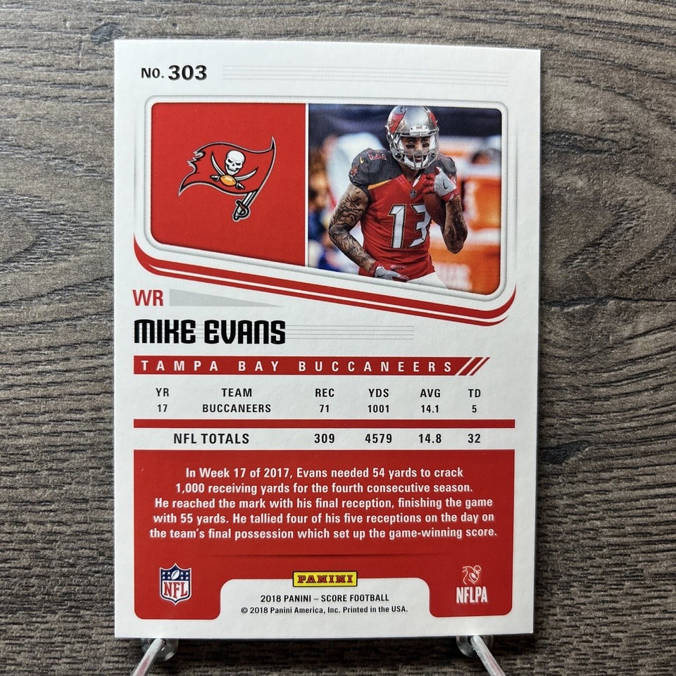 2018 Score Scorecard #303 Mike Evans | eBay