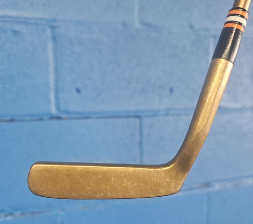 BRASS IMG OLD MASTER 8802 STYLE PUTTER CUSTOM ROSE GOLD SHAFT 35" NEW ...