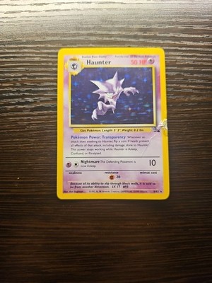 Pokémon Haunter holo Fossil 6/62 1999 Wizards Dmg | eBay