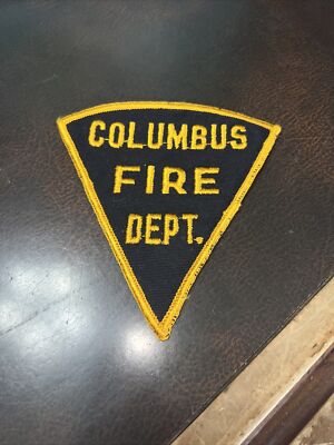 Vintage Obsolete Ohio Fire Department Patch Columbus | eBay