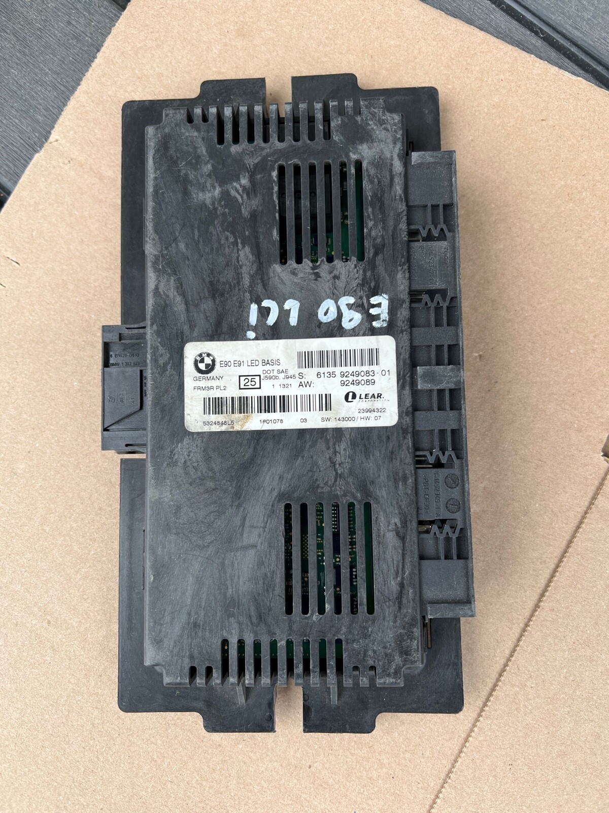 BMW 3 E90 LED Basis Headlight Footwell Control Module Genuine 9249083 ...