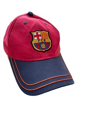 FCB Futbol Club Barcelona Authentic Hat Soccer club Adjustable Strap ...
